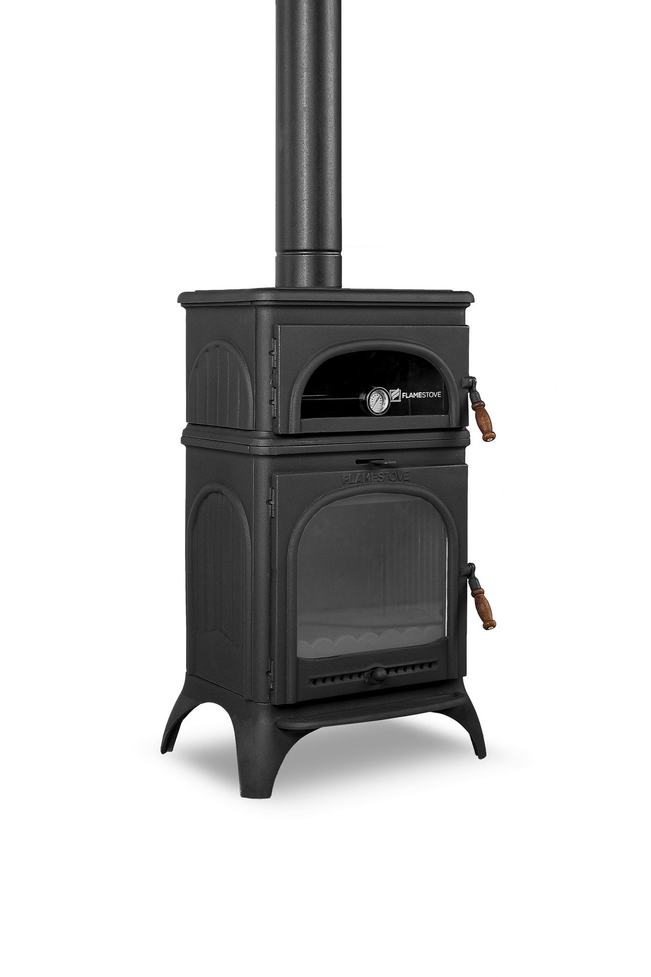 Modena Wood Stove with Oven – Wood Caststove